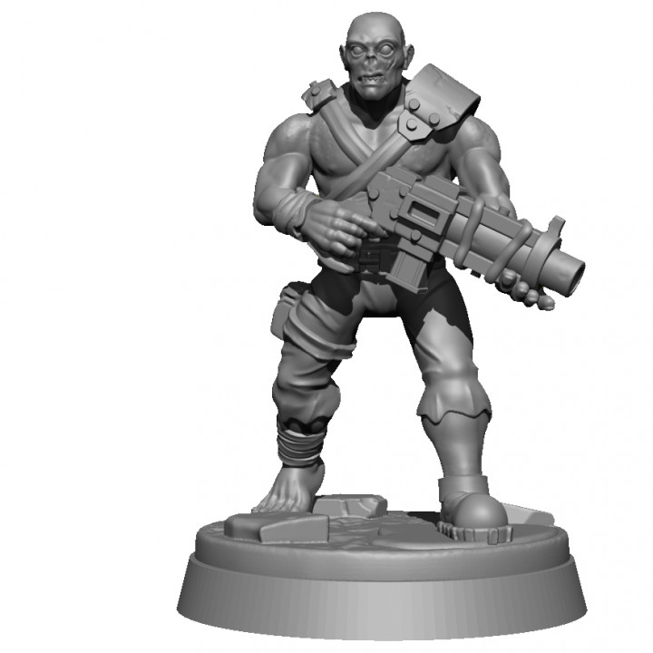 3D Printable Mutant Gunner by Sarks Foundry