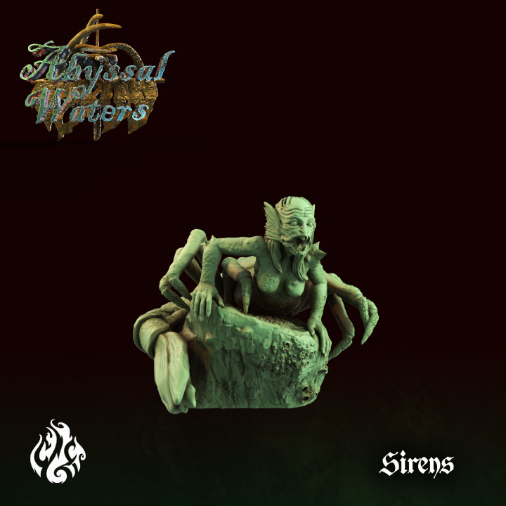 3D Printable Sirens by Crippled God Foundry