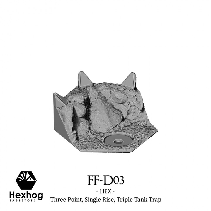 3D Printable Hexhog Tabletops: Formidable Fronts Expansion Set by ...