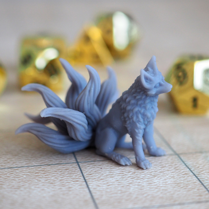 3D Printable Kitsune 1 by La Louve 3D