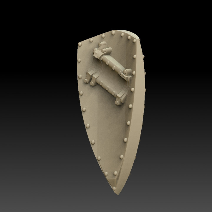 3D Printable Shield Pack Scandinavia by Sharedog Miniatures