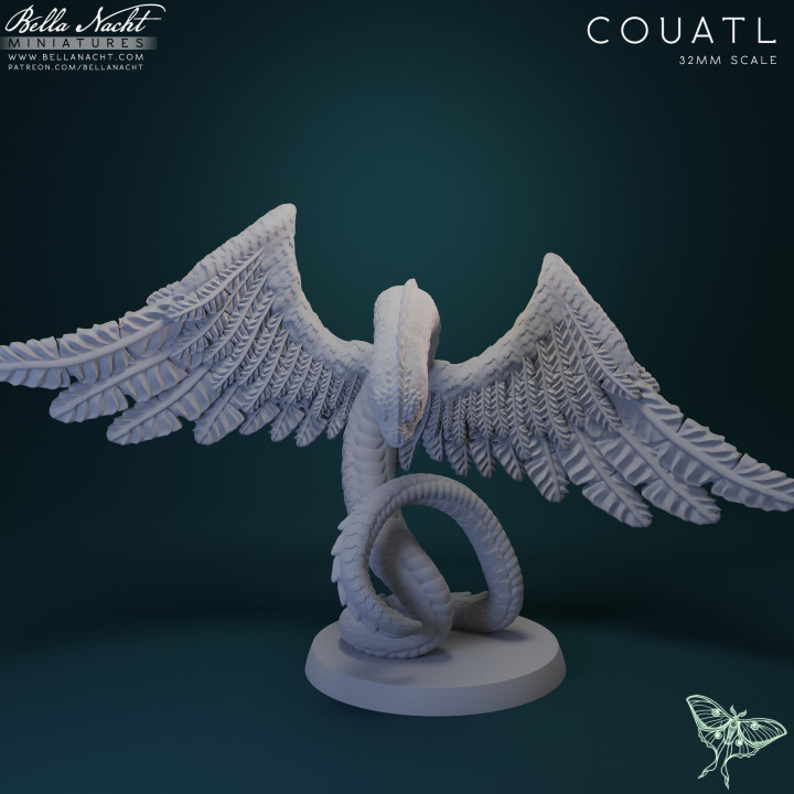 3D Printable Couatl by Bella Nacht Minis