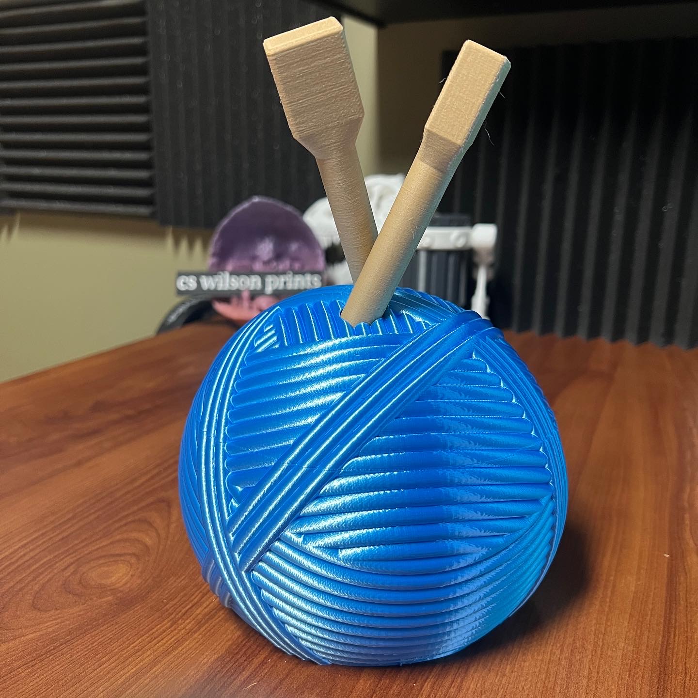 3D Printable Yarn Bowl by Clockspring