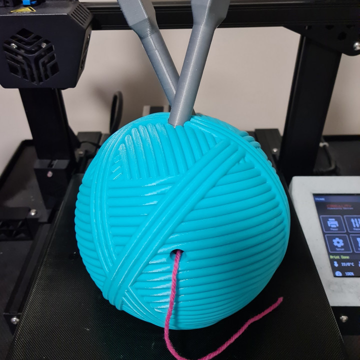 3D Print of Yarn Bowl by Kieran_Clarke