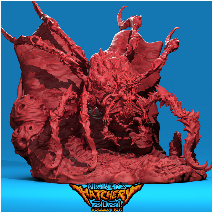 3D Printable Tsuchigumo, Spider Daemon - Cult of the Crimson Spider by ...