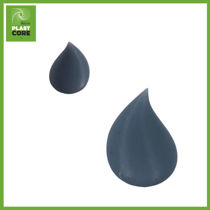 3D Printable Water Drop - Board Game Resource Token by Plastcore3D