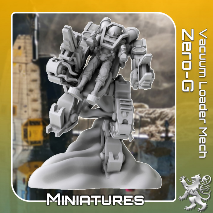 3D Printable Vacuum Loader Mech Zero-G by 2nd Dynasty