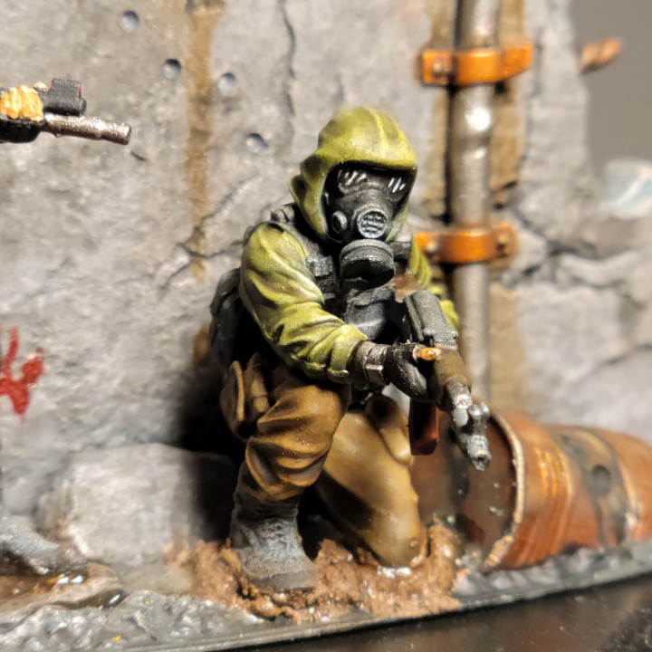 3D Print of Post apocalyptic Stalker FREEBIE by StickyWasTaken