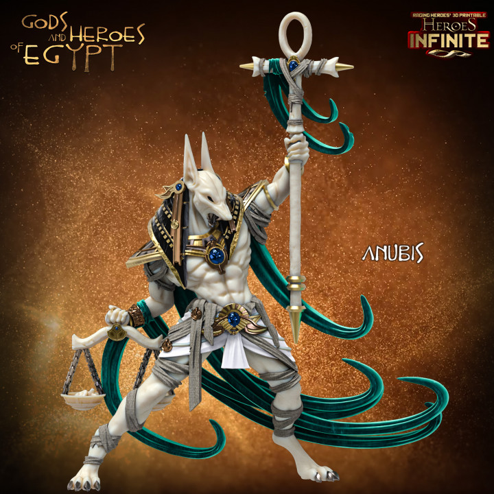 3D Printable Anubis by Heroes Infinite
