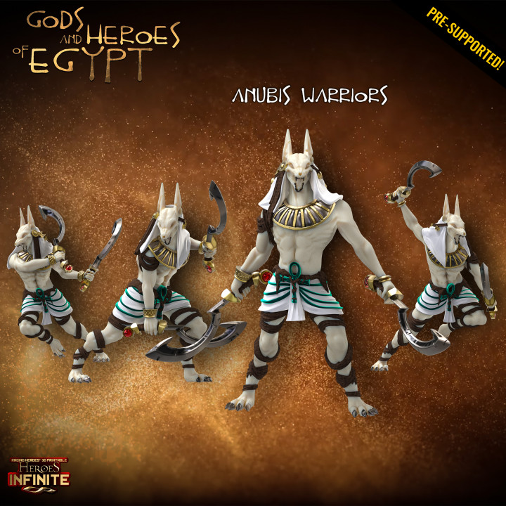 3D Printable Anubis Warriors by Heroes Infinite