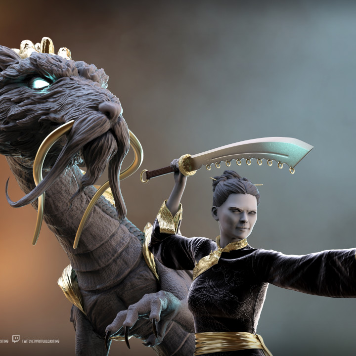 3D Printable Lady Xiu - Full June 2021 Patreon Release by Ritual Design