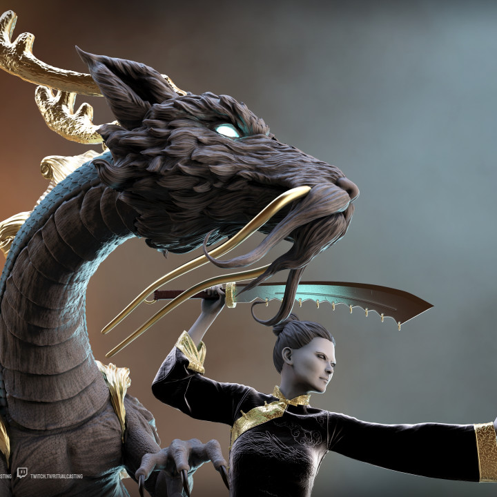 3D Printable Lady Xiu - Full June 2021 Patreon Release by Ritual Design