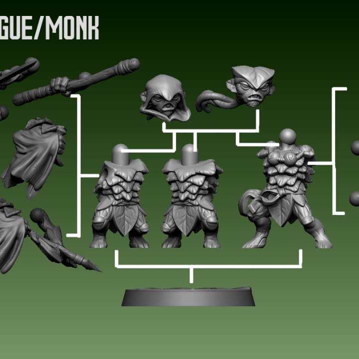 3D Printable Leshy Patrol by Cult Miniatures