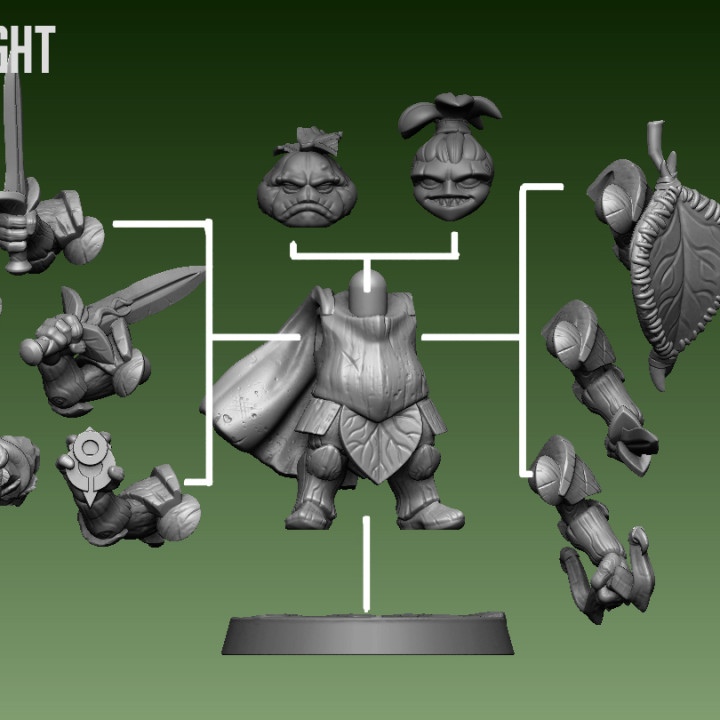 3D Printable Leshy Patrol by Cult Miniatures