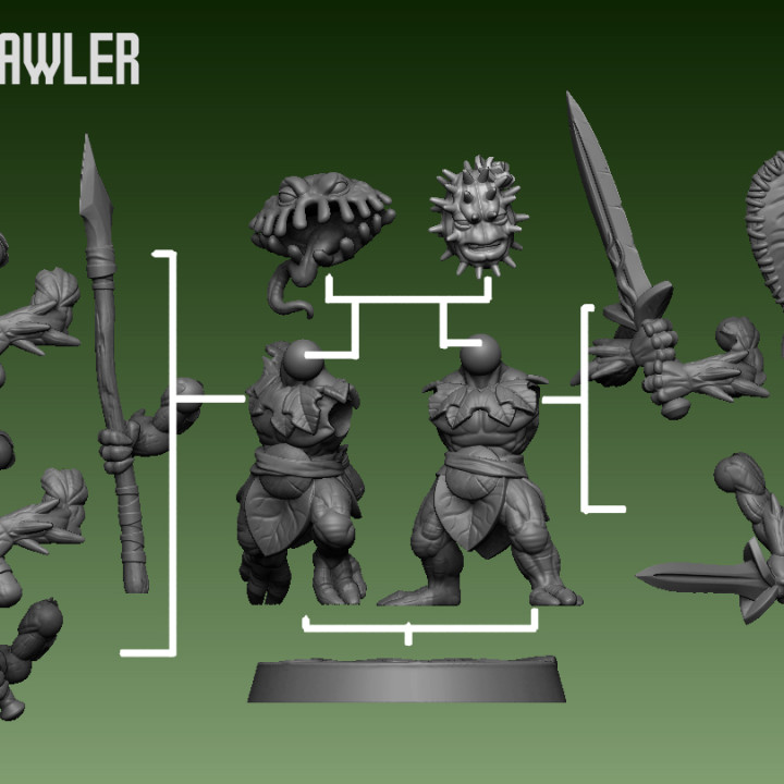 3D Printable Leshy Patrol by Cult Miniatures