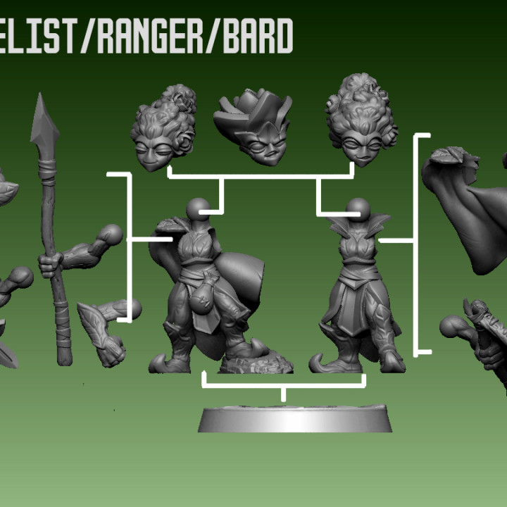 3D Printable Leshy Patrol by Cult Miniatures