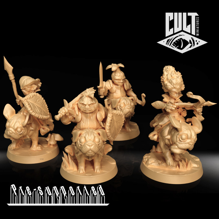 3D Printable Leshy Riders by Cult Miniatures