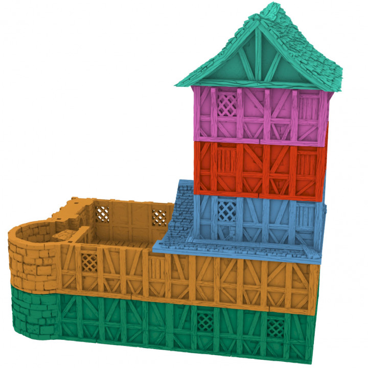 3D Printable Inn Expansion **Not a Stand alone Model** by GameScape3D