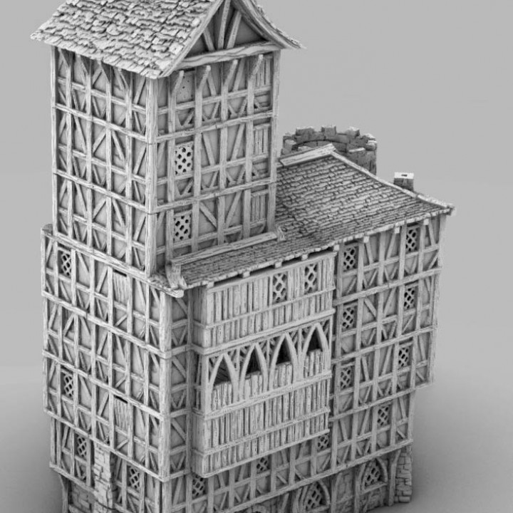 3D Printable Inn Expansion **Not a Stand alone Model** by GameScape3D