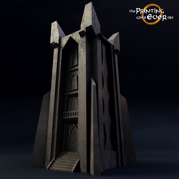 3D Printable Wizard's Tower - Supportless by The Printing Goes Ever On