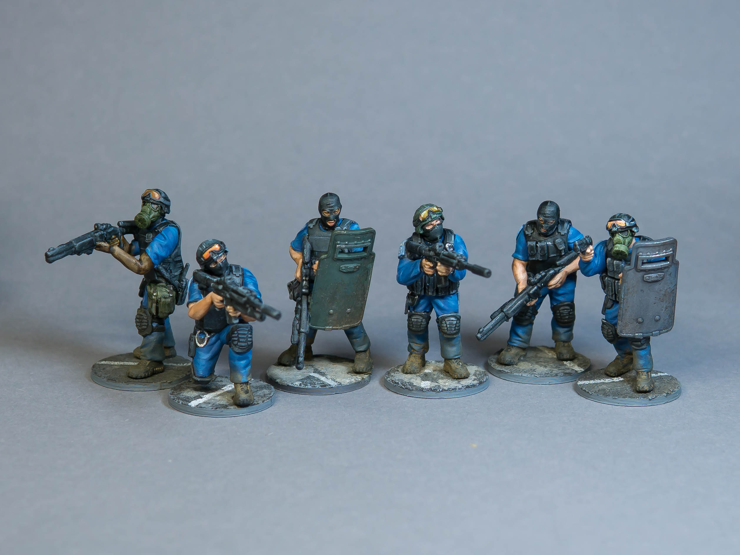 3D Printable SWAT team by Sergeant Hammer