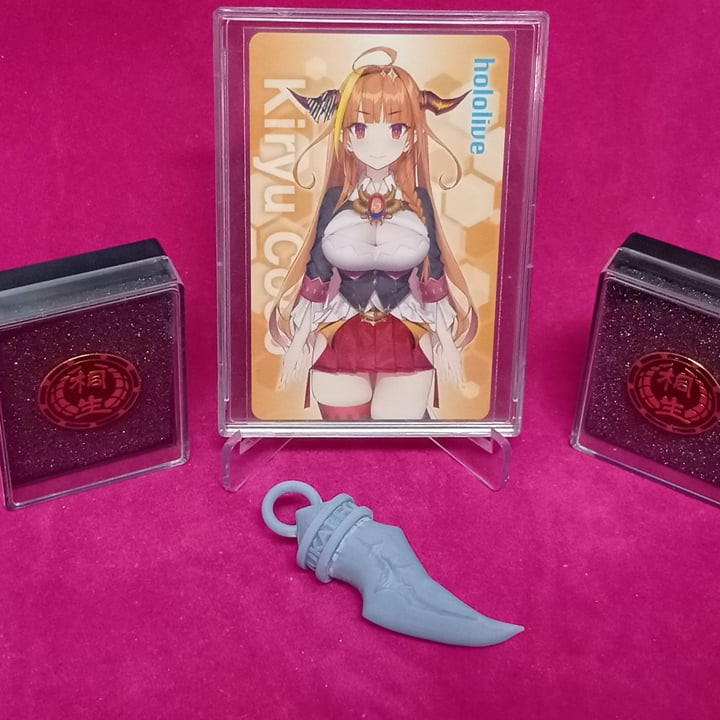 3D Printable "Kiryukai forever" Kiryu coco graduation memorial pendant hololive 4th gen by ...