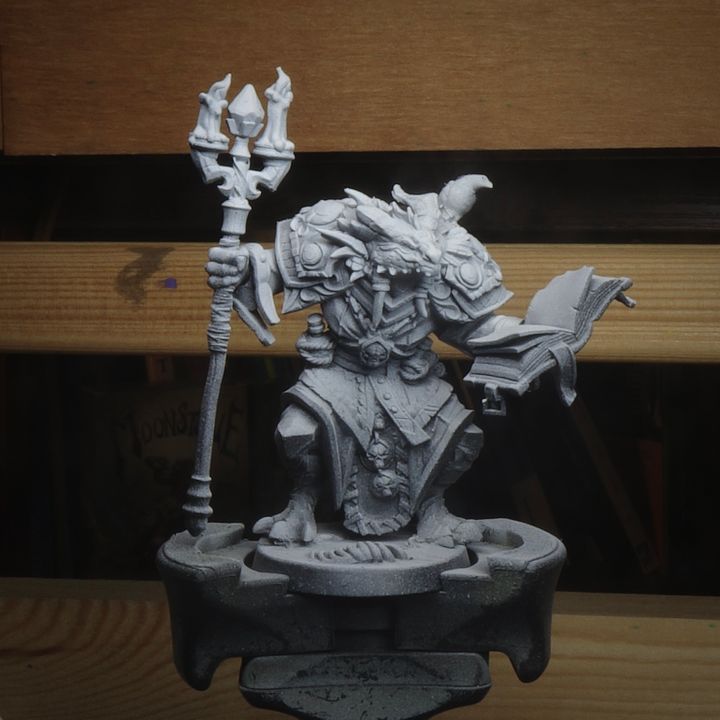 3D Print of Drayax, the Dragonborn Warlock by tobiasjaeckletradertobi