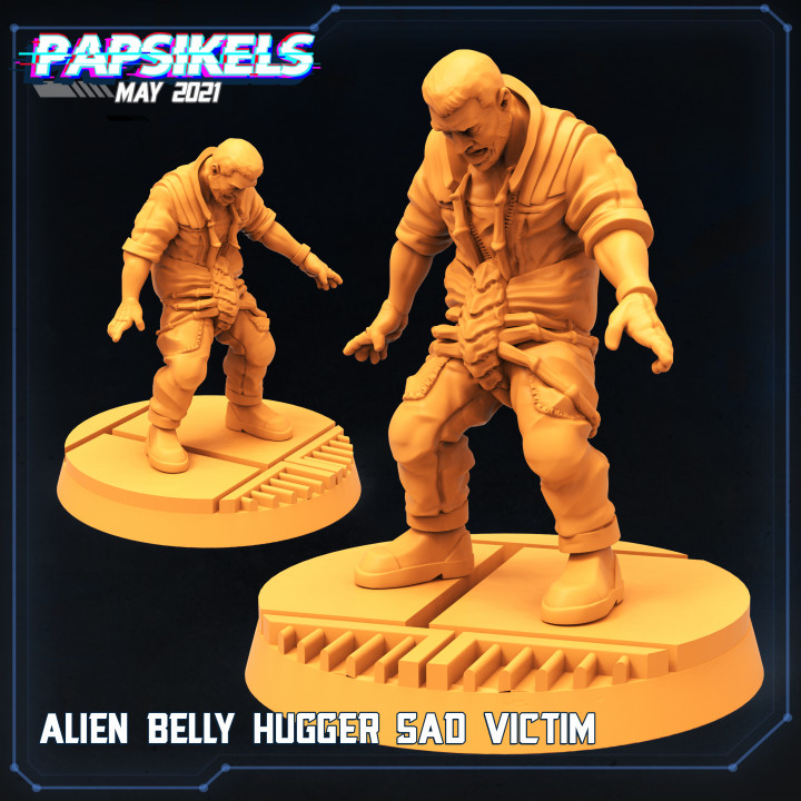 3D Printable MAY 2021 RELEASE - ALIENS VS HUMANS PART 1 by PAPSIKELS ...