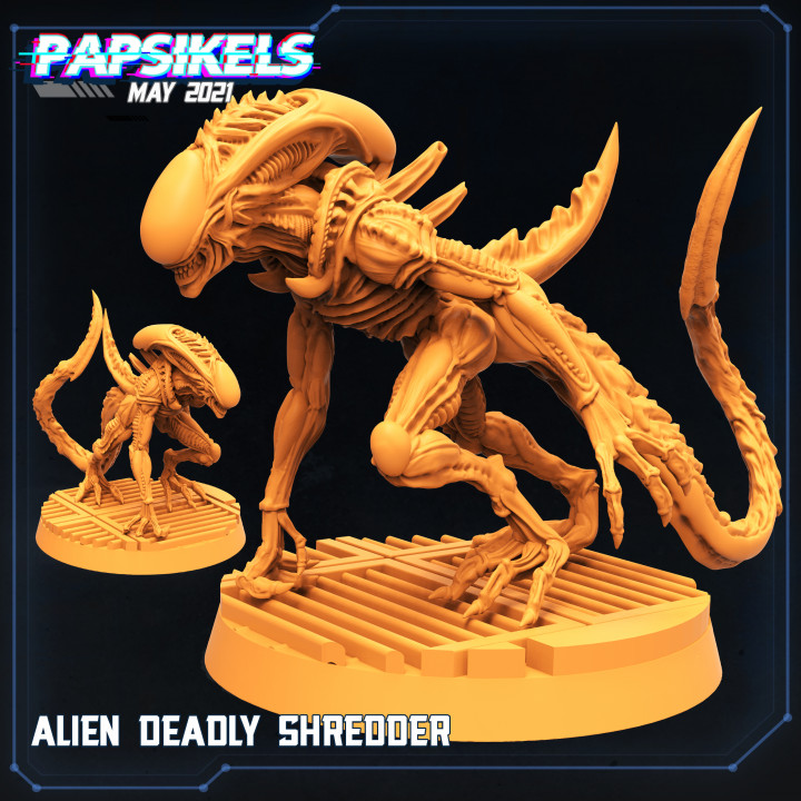3D Printable MAY 2021 RELEASE - ALIENS VS HUMANS PART 1 by PAPSIKELS ...