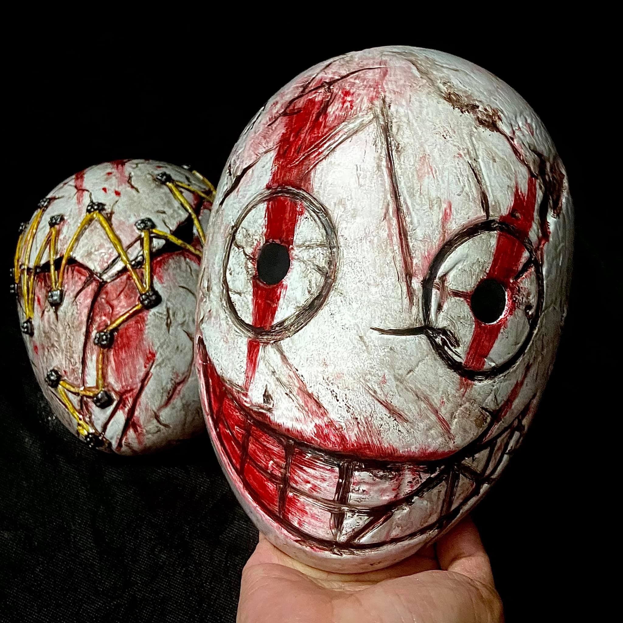 3D Print of The Killer Horror Mask - Halloween Cosplay by 3DpropsDesigns
