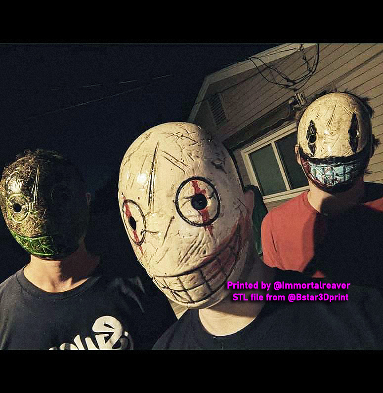 3D Printable The Killer Horror Mask - Halloween Cosplay by 3DpropsDesigns