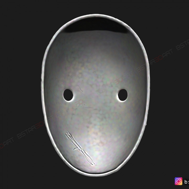 3D Printable The Killer Horror Mask - Halloween Cosplay by 3DpropsDesigns