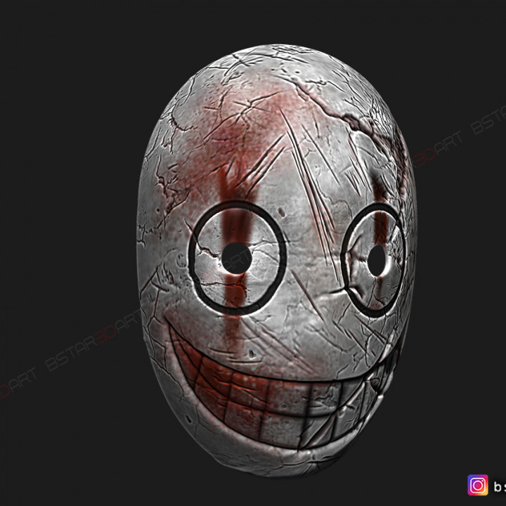 3D Printable The Killer Horror Mask - Halloween Cosplay by 3DpropsDesigns