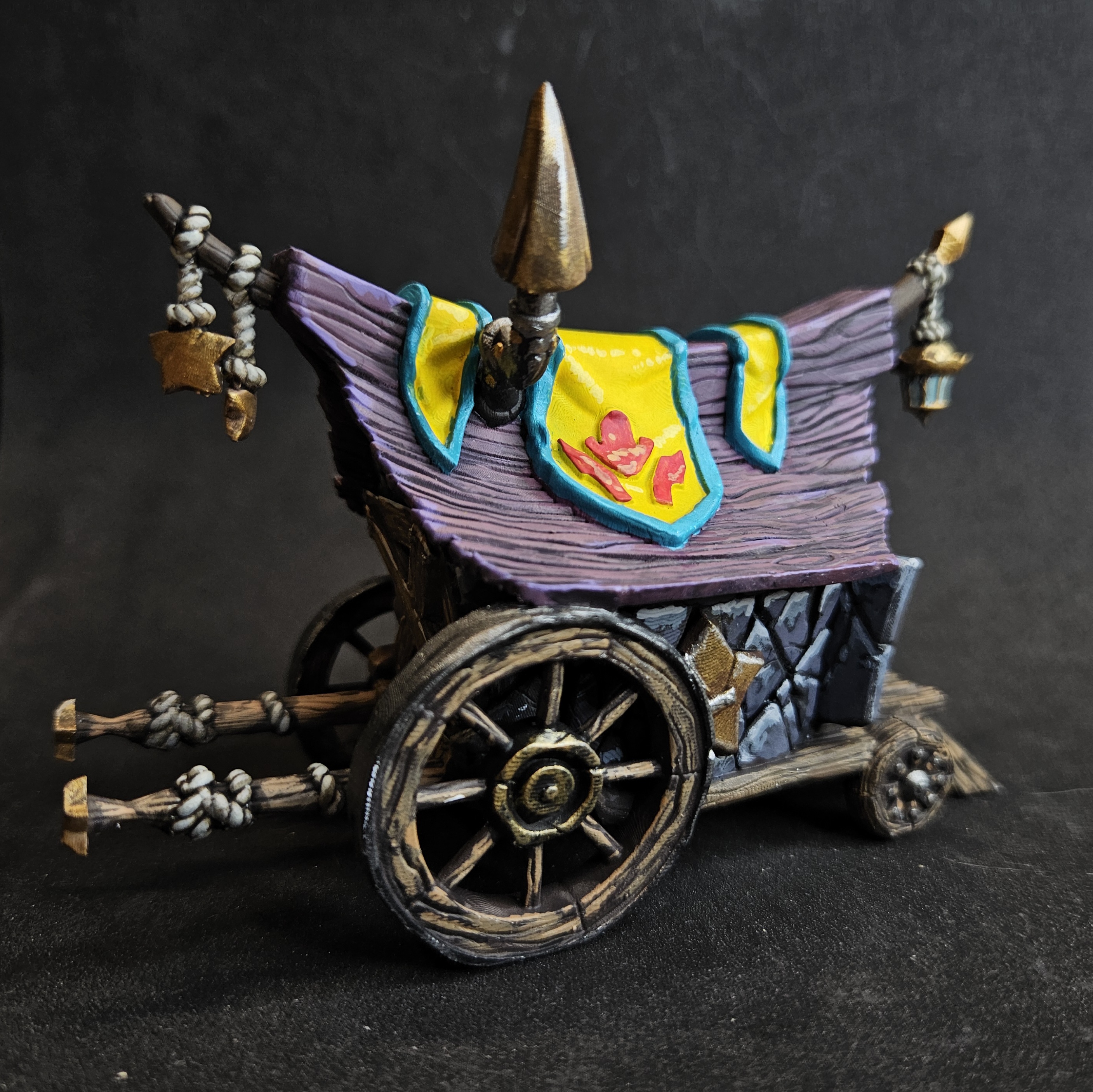 3D Printable Qimmi's Magic & Potions Cart (Pre-Supported) by Cast n Play