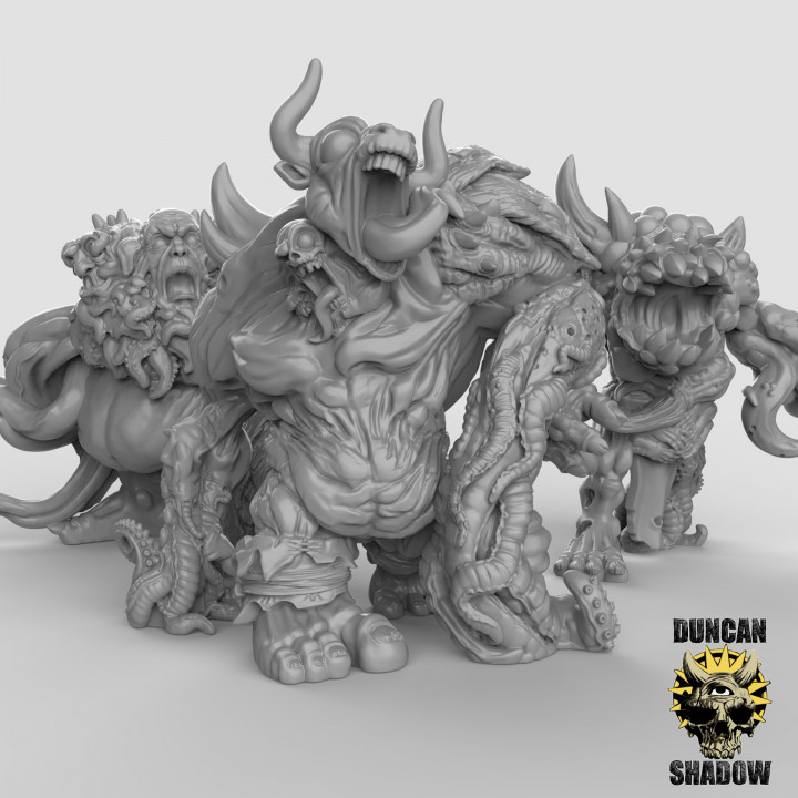 3D Printable Chaos Spawn (pre supported) by Duncan Shadow