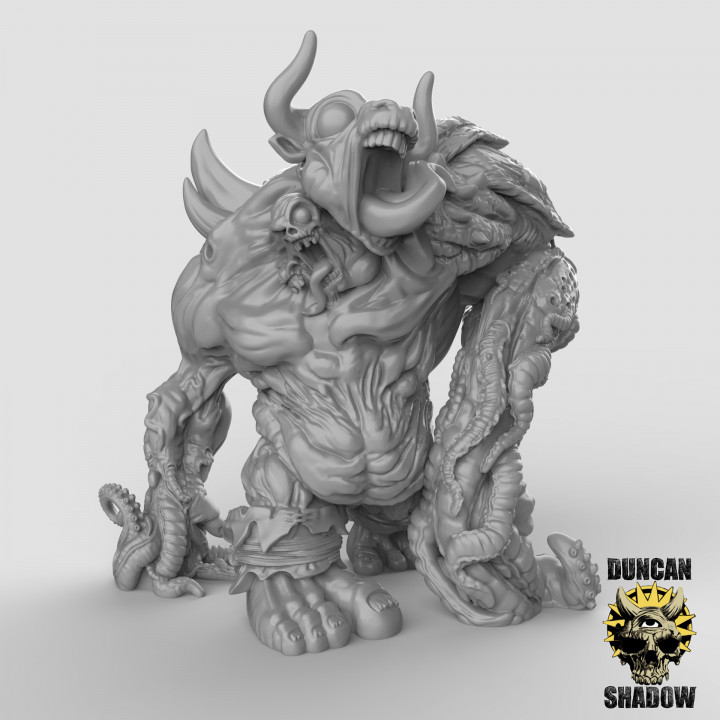 3D Printable Chaos Spawn (pre supported) by Duncan Shadow