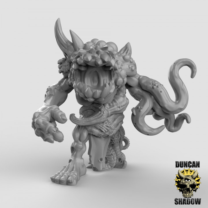 3D Printable Chaos Spawn (pre supported) by Duncan Shadow