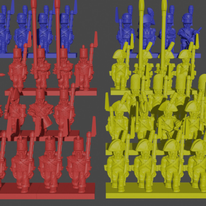 3D Printable The Peninsular Campaign STL Files by Turner Miniatures