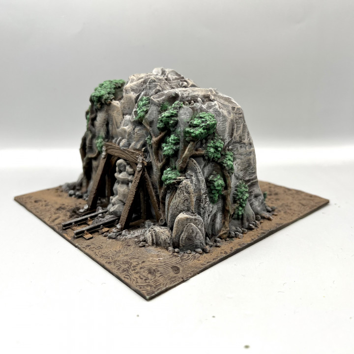 3D Printable Mine Entrance by Black Scrolls Games