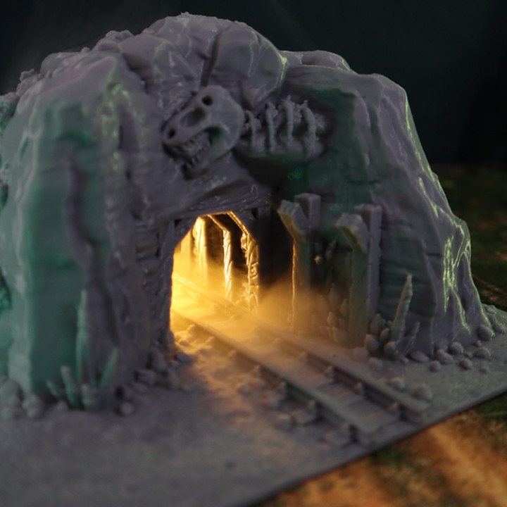 3D Printable Mine Entrance by Black Scrolls Games