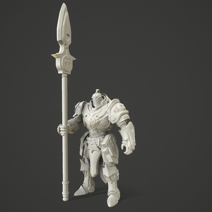 3D Printable Angelic Knight V02 by Jeremy Smith