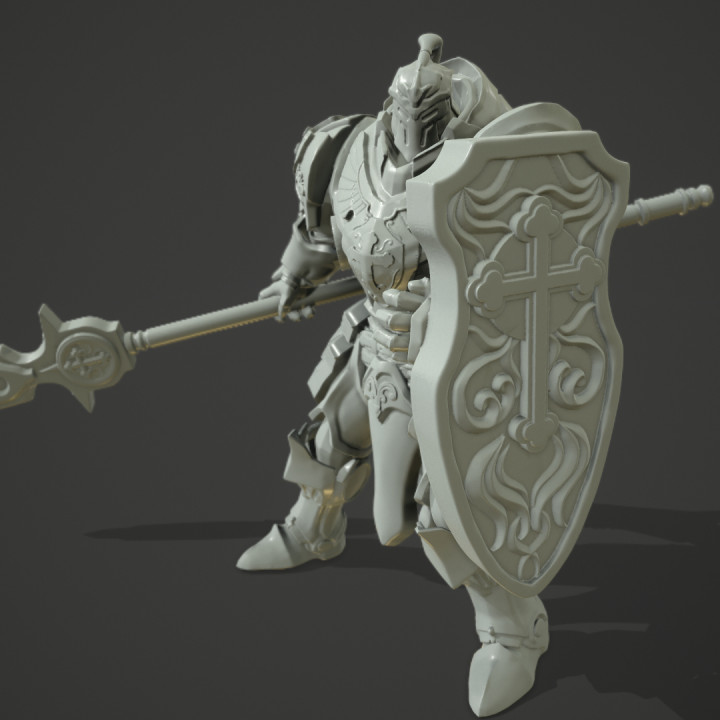 3D Printable Angelic Knight V03 by Jeremy Smith