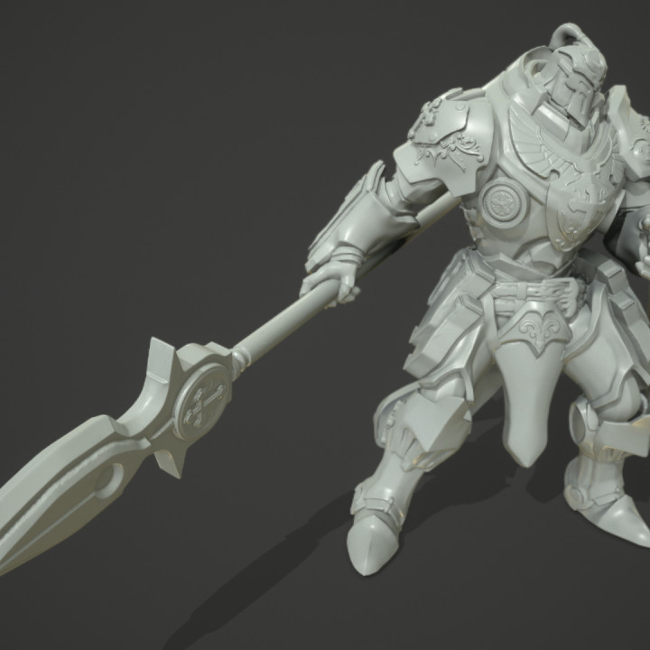 3D Printable Angelic Knight V03 by Jeremy Smith