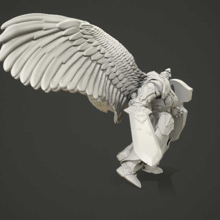 3D Printable Arch Angel Knight by Jeremy Smith
