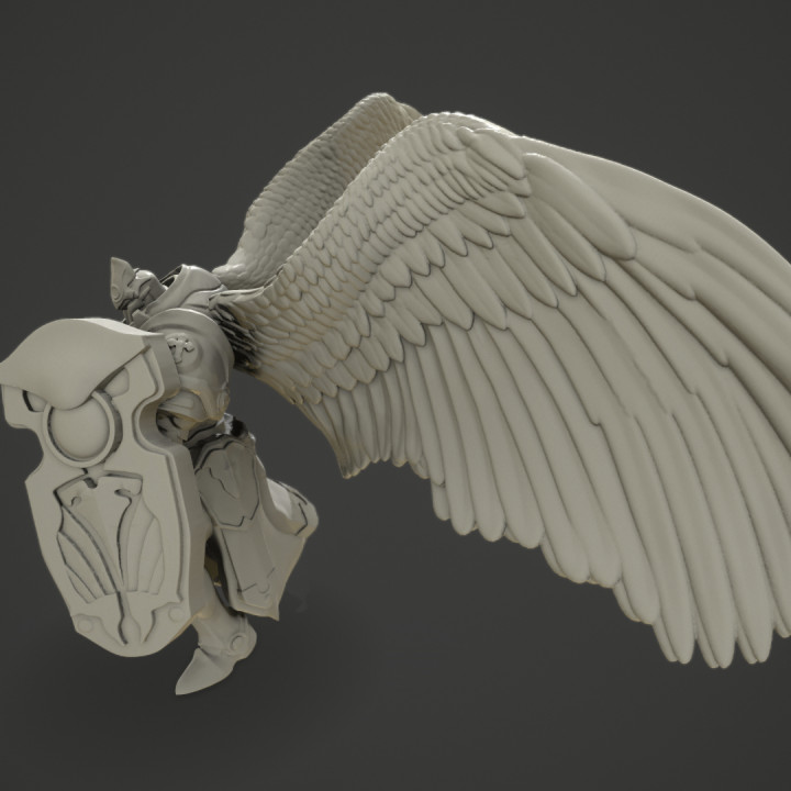 3D Printable Arch Angel Knight by Jeremy Smith