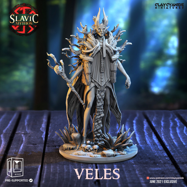 3D Printable Veles by Clay Cyanide Miniatures