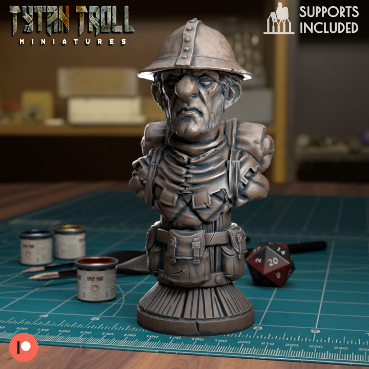 3D Printable Human Pawn Chess Piece [Pre-Supported] by TytanTroll ...