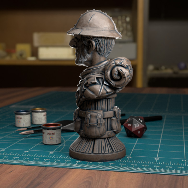 3D Printable Human Pawn Chess Piece [Pre-Supported] by TytanTroll ...