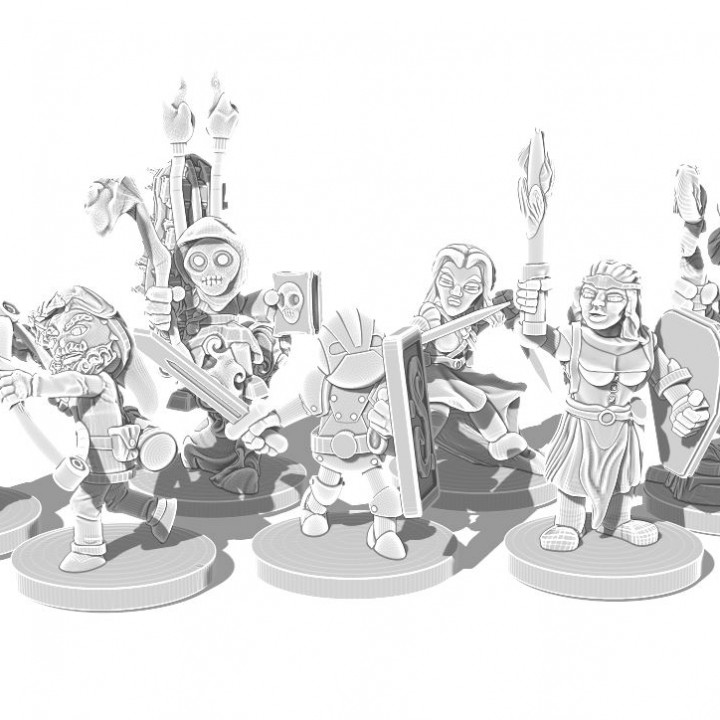3D Printable Massive Fantasy Bundle by VeloriaMiniatures