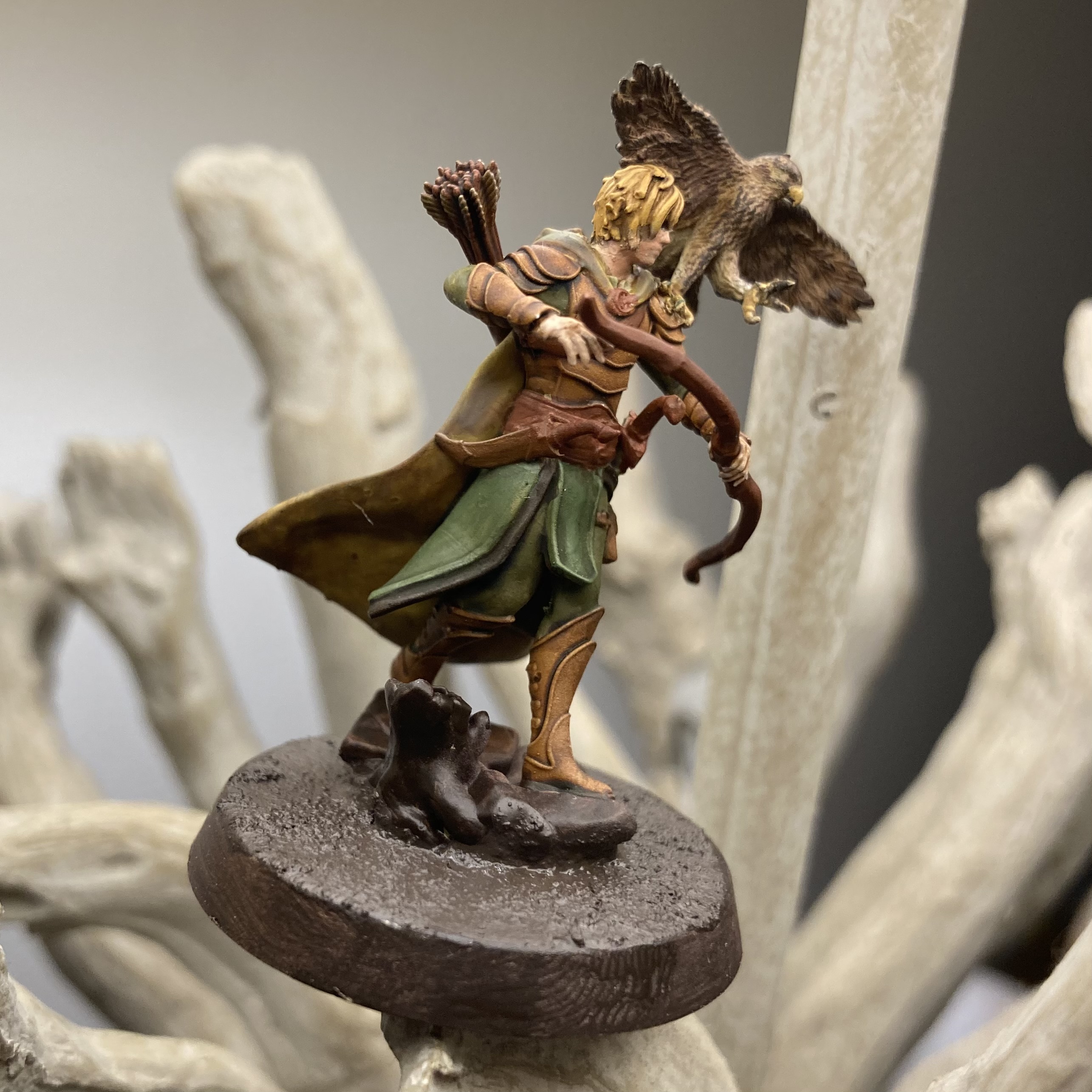 3D Printable Ranger Half -Elf by Dungeon Dog
